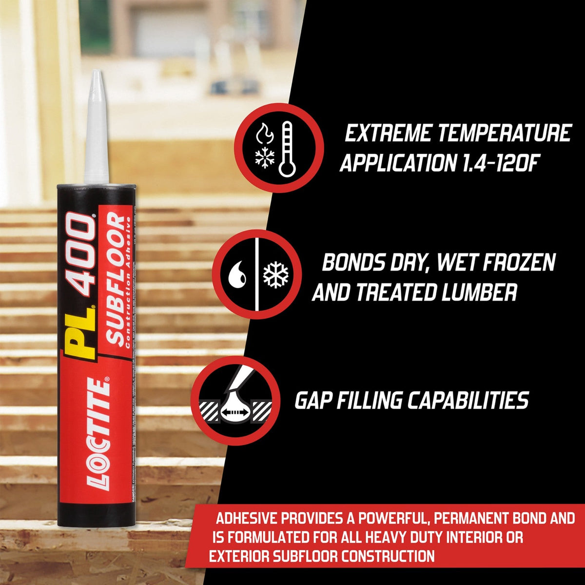 Loctite PL 400 Subfloor Adhesive - Woodbury, TN - Reed's Builders Supply